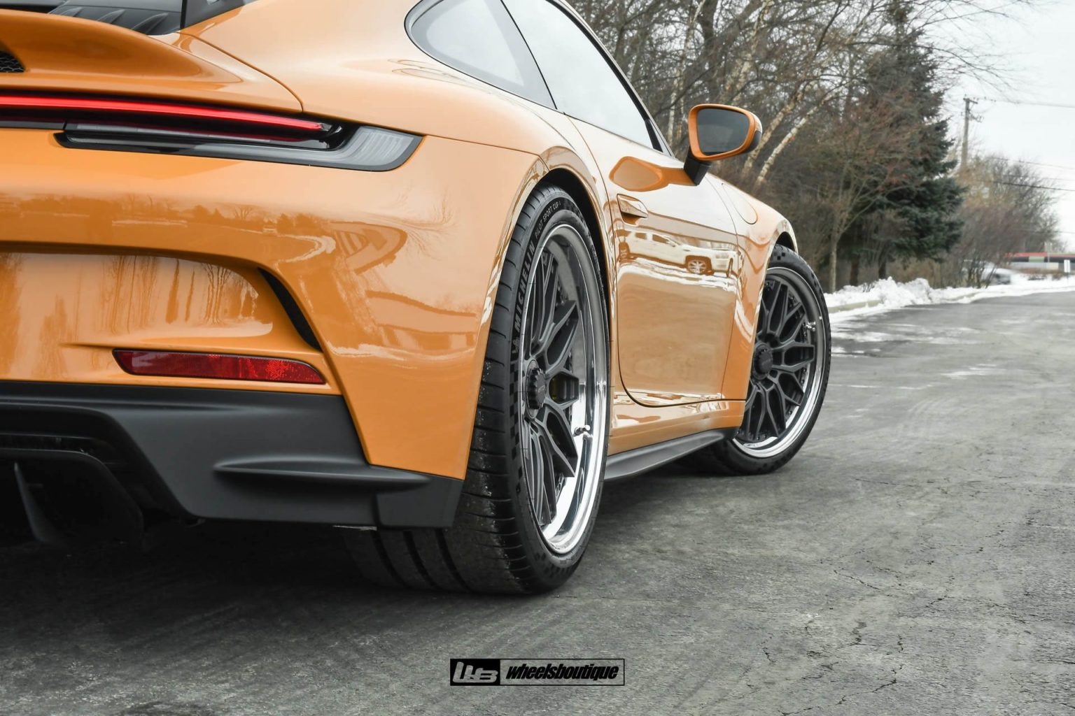 Porsche 911 GT3 992 Yellow ANRKY RS1 | Wheel Front