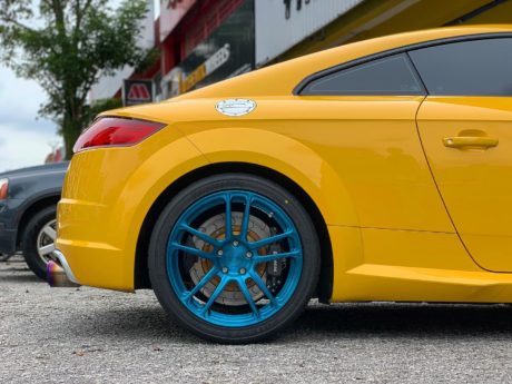 Audi TT S 8S Yellow BC Forged RZ01 | Wheel Front