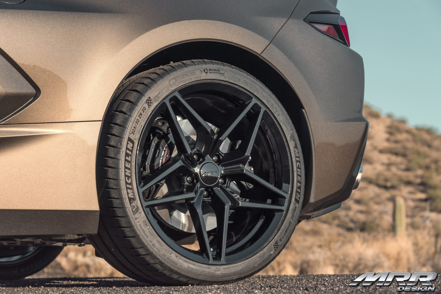 Chevrolet Corvette C8 Stingray Zeus Bronze MRR M755 | Wheel Front