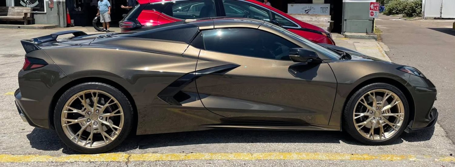 Chevrolet Corvette C8 Stingray Bronze ANRKY S1-X5 | Wheel Front